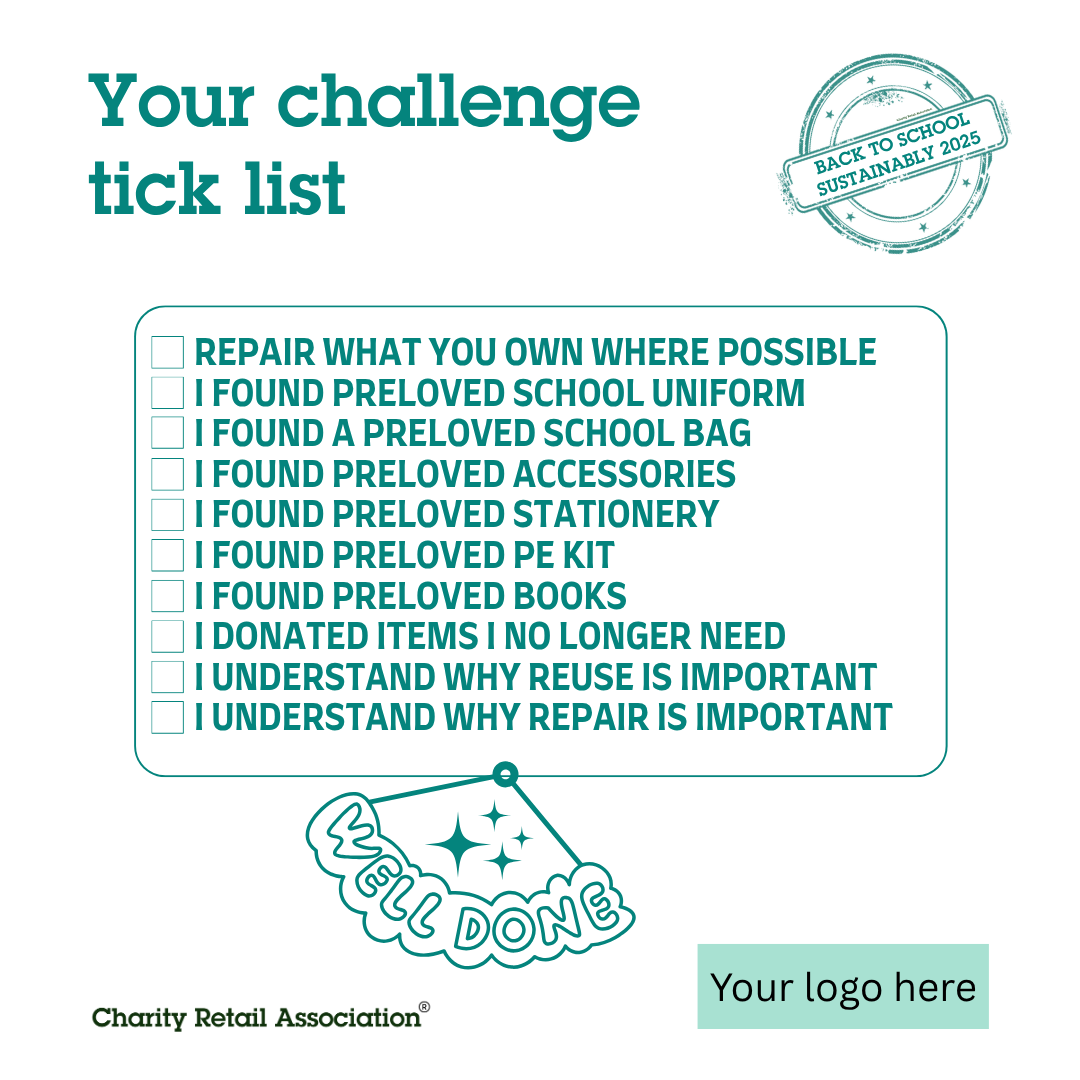 Back to school sustainably · Charity Retail Association